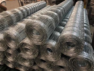 China Goat Cattle Fixed Knot Fence Hinge Joint 6ft 8ft Galvanized Field Fence for sale