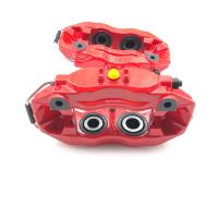 China Aluminum 4 Pot Brake Caliper 330*28mm Disc For Civic Front 17in Wheel for sale