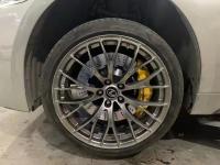 China 380*34mm Perforated Brake Disc 6 Pot Black Alloy Caliper for sale