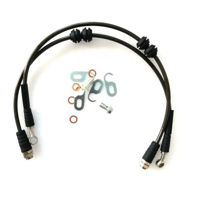 China 55cm  Steel Braided Brake Hose Convex Mouth TOYOTA NISSAN for sale