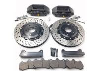 China 18in Wheel TS 16949 Front Brake Caliper Auto Part 355x32mm Drilled Disc for sale