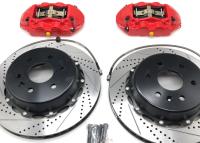 China JKGT4 Auto 4 Pot Brake Kit Rear Iron HT250 380*28mm 19in Wheel for sale