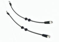 China BMW 65cm Steel Braided Brake Hose Recessed Nozzle With Concave Mouth for sale