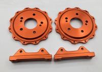 China Aluminum Car Brake Bracket 6061 Center Bell Bracket Bolts High Precision for sale