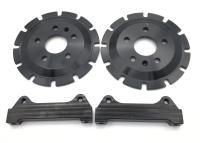 China Aluminum 6061 Disc Brake Caliper Mounting Brackets Disc Brake Bolts Kit for sale