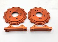 China Aluminum 6061 Car Brake Bracket HV90 Customized Center Bell Bracket Bolts Kit for sale