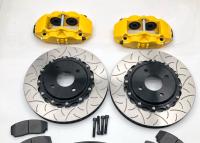 China AP9200 18In Wheel Front Car Brake Kit Yellow 4 Pot Caliper 355*28mm for sale