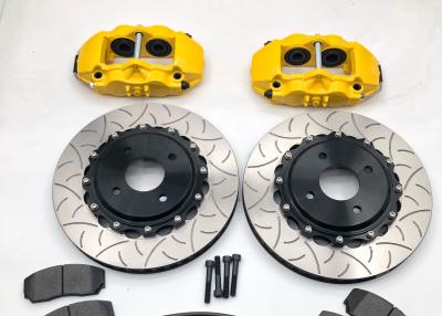 China AP9200 18In Wheel Front Car Brake Kit Yellow 4 Pot Caliper 355*28mm for sale