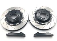China 2pcs 16in Car Wheel Rear Brake Disc Grey Cast Iron HT250 for sale