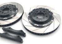 China 2pcs 16in Car Wheel Rear Brake Disc Grey Cast Iron HT250 for sale