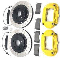 China 6061 Aluminum 4 Pots Brake System Dual Rear Caliper 355x28mm Brake Disc for sale