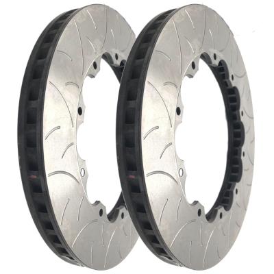 China Mini F56 Dragon Auto Brake Discs 330x32mm Slotted Brake Disc for sale