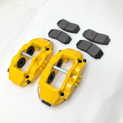 China 18in Wheel Iron 4 Pot Brake Kit Disc 330*28mm For Front for sale