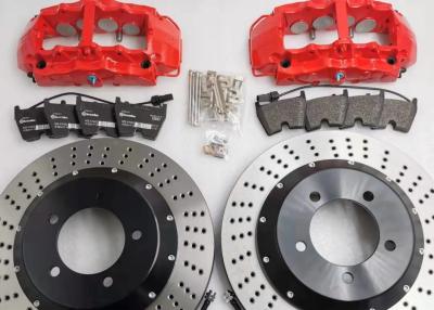 China HT250 365*34mm 8 Pot Brakes Drilled Brake Disc Caliper 226-10*D9 PCD for sale