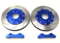 China cast iron HT250 362mm Disc Big 8 Pot Brakes Caliper Blue Jekit for sale
