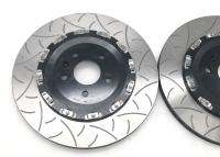 China 380mm Disc 8 Pot Brakes Black Aluminum Caliper Full Floating Bell for sale