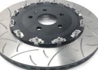 China 380mm Disc 8 Pot Brakes Black Aluminum Caliper Full Floating Bell for sale