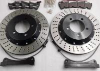 China Cast Iron 405mm Disc 8 Pot Brakes Red Caliper GT8 For Toyota LC200 for sale