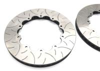 China Car Rotor Brake Parts 370*32mm Cast Iron Dragon Slotted Disc Brakes for sale