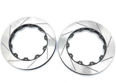 China 19in Front Wheel Slotted Brake Disc 362*32mm Cast Iron Straight Line for sale