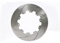 China 330*28mm Auto Brake Parts Cast Iron Front Grooved Brake Discs 2 Pcs for sale