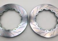China Car Front Cast Iron Brake Disc Grooved 285*24mm Salix Leaf for sale