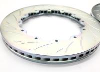 China Car Front Cast Iron Brake Disc Grooved 285*24mm Salix Leaf for sale