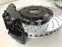 China OEM Black 8 Pot Brakes Caliper 355x32mm Disc Rim 18In Wheel for sale