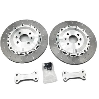 China Car Rear Wheel Brake Disc Caliper 355x22mm J Hook Rotors for sale