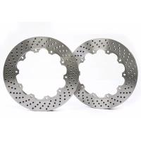 China 355x12 Drilled Brake Disc For Rear Wheel PCD 207-12 M6 Friction Surface 56 for sale
