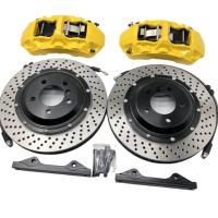 China Yellow 6 Pot GT6 Caliper Brake Kit Disc 355x32mm For Toyota Highlander for sale