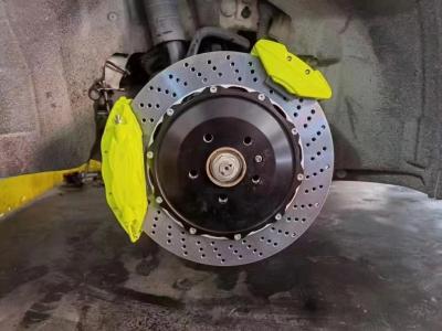China Maserati Giboli Dual Rear Caliper 380x28mm Upgrade 4 Pot Caliper for sale