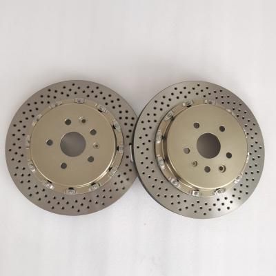 China IS300 Drilled Brake Disc 355*28mm Floating Cast Iron 24 Holes for sale