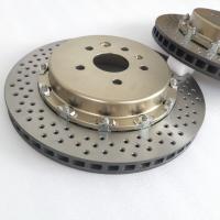 China IS300 Drilled Brake Disc 355*28mm Floating Cast Iron 24 Holes for sale