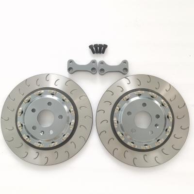 China Jekit Cast Iron Brake Disc Rear 355*12mm Floating For Audi TT for sale