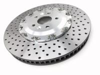 China 21in Wheel Drilled Perforated Brake Disc 405*34mm Grey Cast Iron HT250 for sale