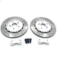 China W177 Rear Wheel 355x12mm Drilled Brake Disc Brake Bracket Center Hat for sale