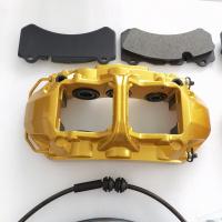 China 6 Pots Gold Brake Caliper 380*34mm Disc For Nissan GTR R35 for sale