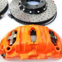 China Orange 19Z Calipers 6 Pot Brake Kit With 380x36 Discs For Toyota Fortuner 20 Inch for sale