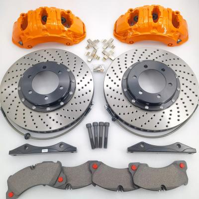 China Big Brake Brembo 19Z 380*36mm Drilled Disc For Toyota Revo Hilux for sale