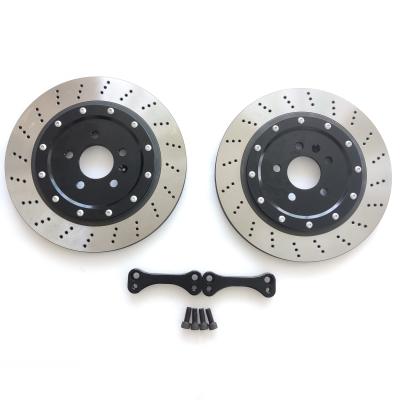 China 370x22 Disc Center Cap For Tesla 20 Inch Rear Wheel Brake Parts for sale