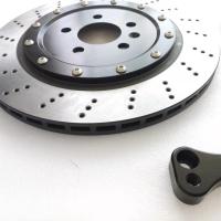 China 370x22 Disc Center Cap For Tesla 20 Inch Rear Wheel Brake Parts for sale