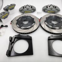 China 1 Pot Dual Rear Caliper 9202 Tesla Matte Gray Logo Customized For Elfa Brake for sale