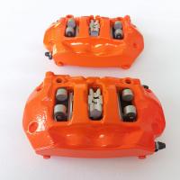 China Cayenne 4 Pot Brake Caliper Orange 380mm For Toyota Fortuner for sale