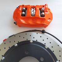 China Cayenne 4 Pot Brake Caliper Orange 380mm For Toyota Fortuner for sale