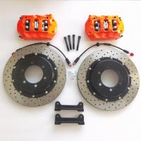 China Cayenne 4 Pot Brake Caliper Orange 380mm For Toyota Fortuner for sale