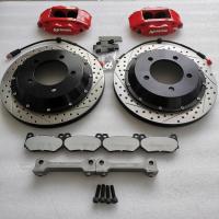 China 19in Rear Wheel 7600 4 Pot Car Brake Kit 358*24mm Color Customized for sale