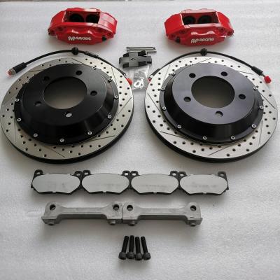 China 19in Rear Wheel 7600 4 Pot Car Brake Kit 358*24mm Color Customized for sale