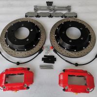 China 19in Rear Wheel 7600 4 Pot Car Brake Kit 358*24mm Color Customized for sale