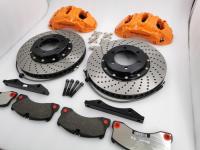 China 20 Rim Big Brake Kit Brembo 19Z 370*36mm Drilled Slots Disc Logo Custom for sale